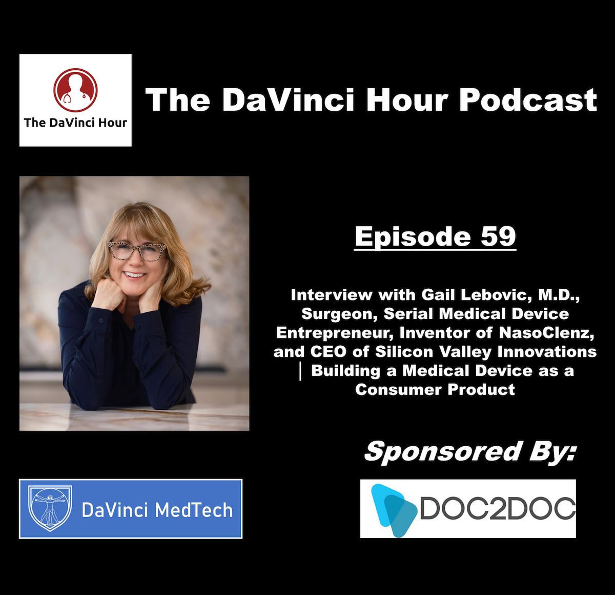 The DaVinci Hour Podcast - interview with Dr. Gail Lebovic – NasoClenz